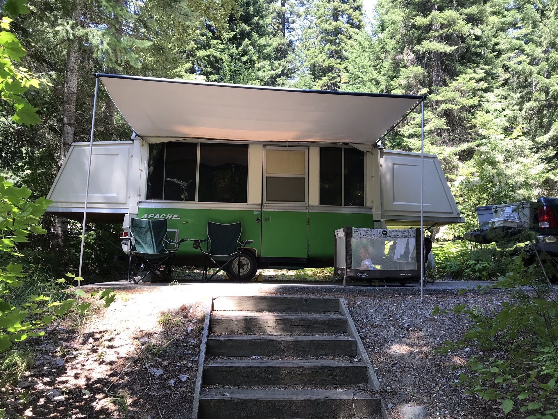 1977 Apache Ramada Hard Sided Pop up Camper for Sale in Carnation, WA ...