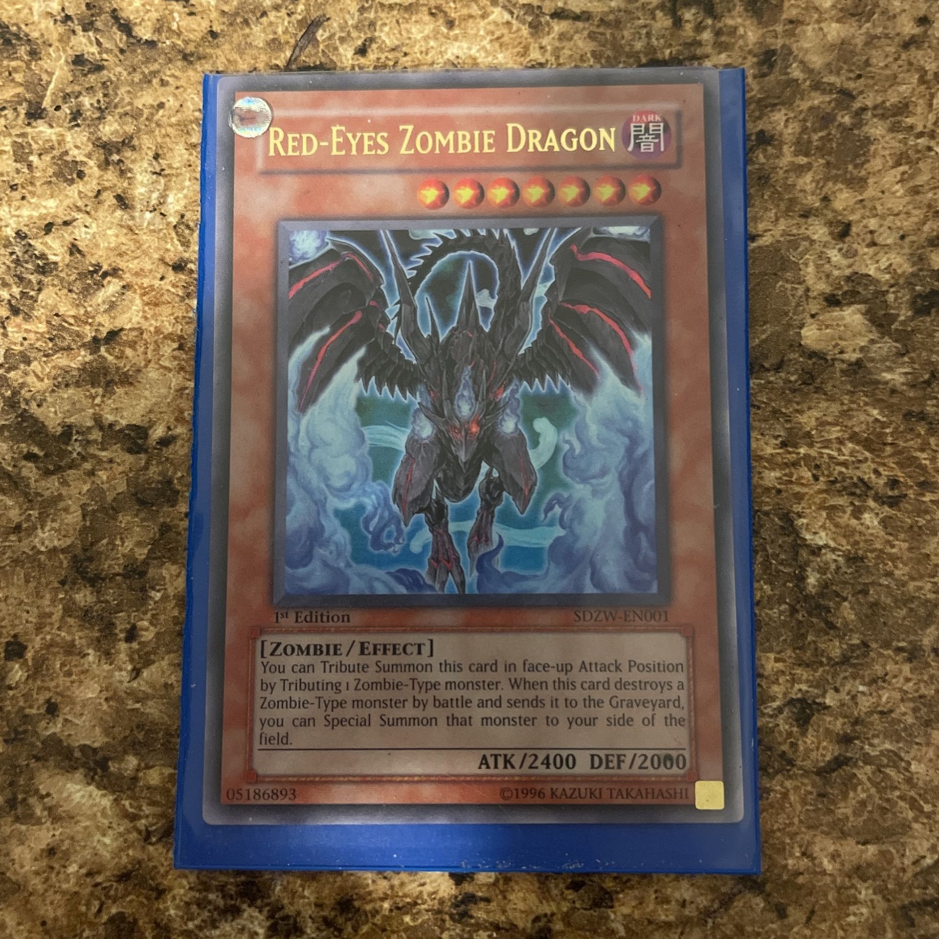 Yugioh Red Eyes Zombie Dragon
