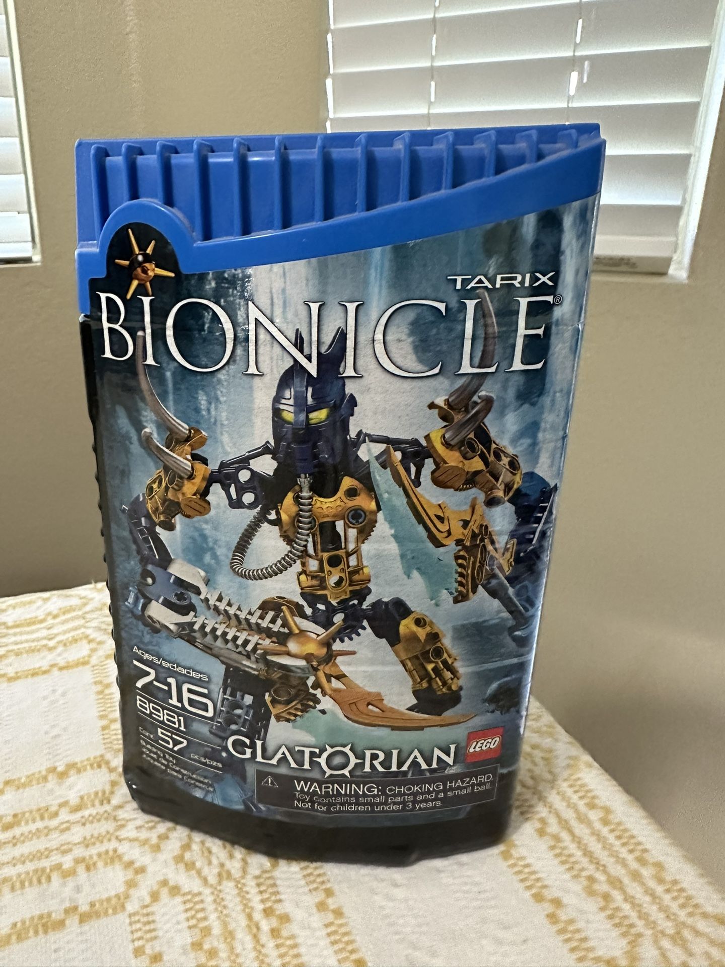 LEGO BIONICLE TARIX Glatorian 8981 New Factory Sealed 2009 for Sale in ...