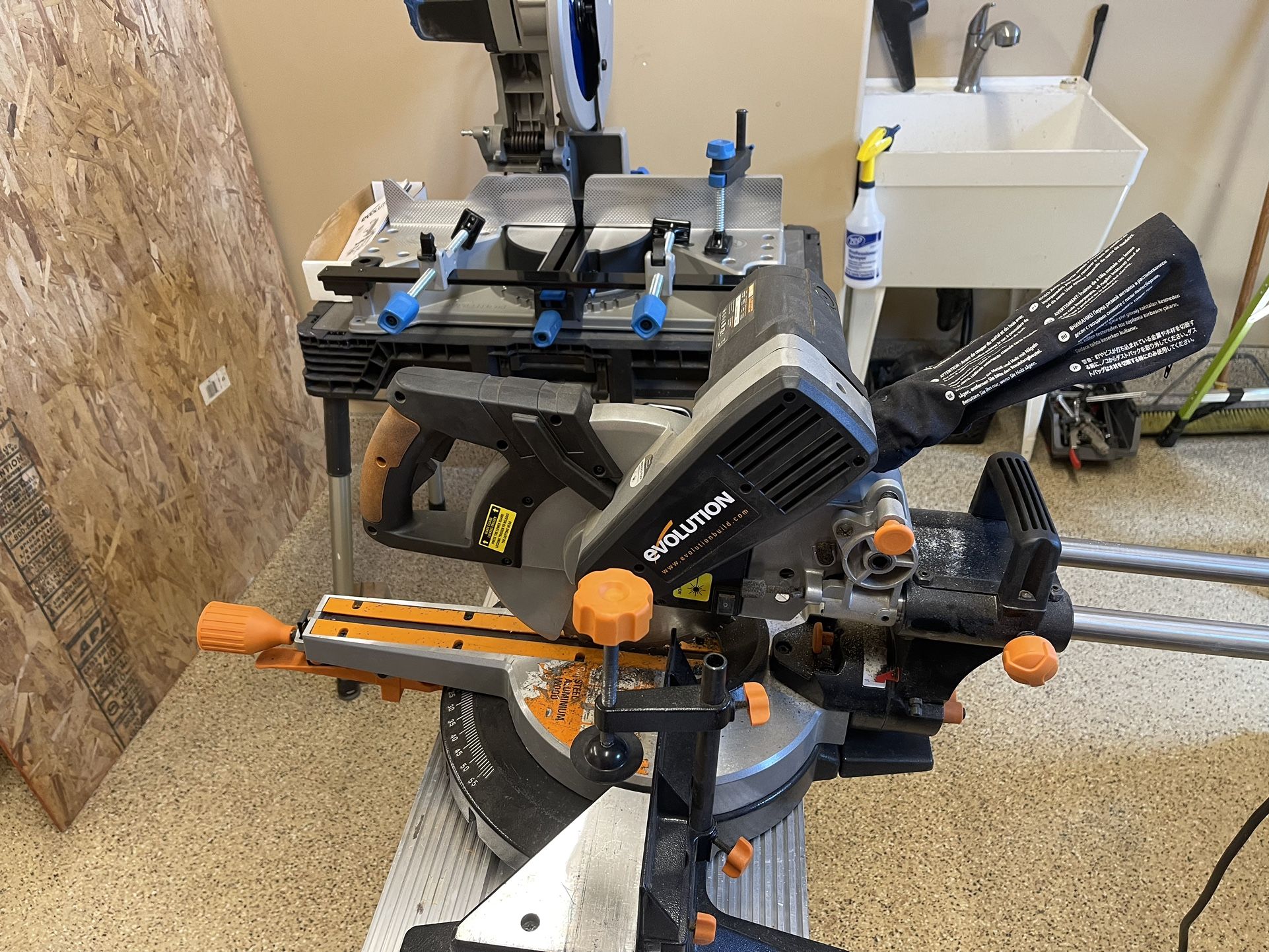 Evolution Rage 3 - Multi-Purpose Sliding Miter Saw for Sale in Peoria ...
