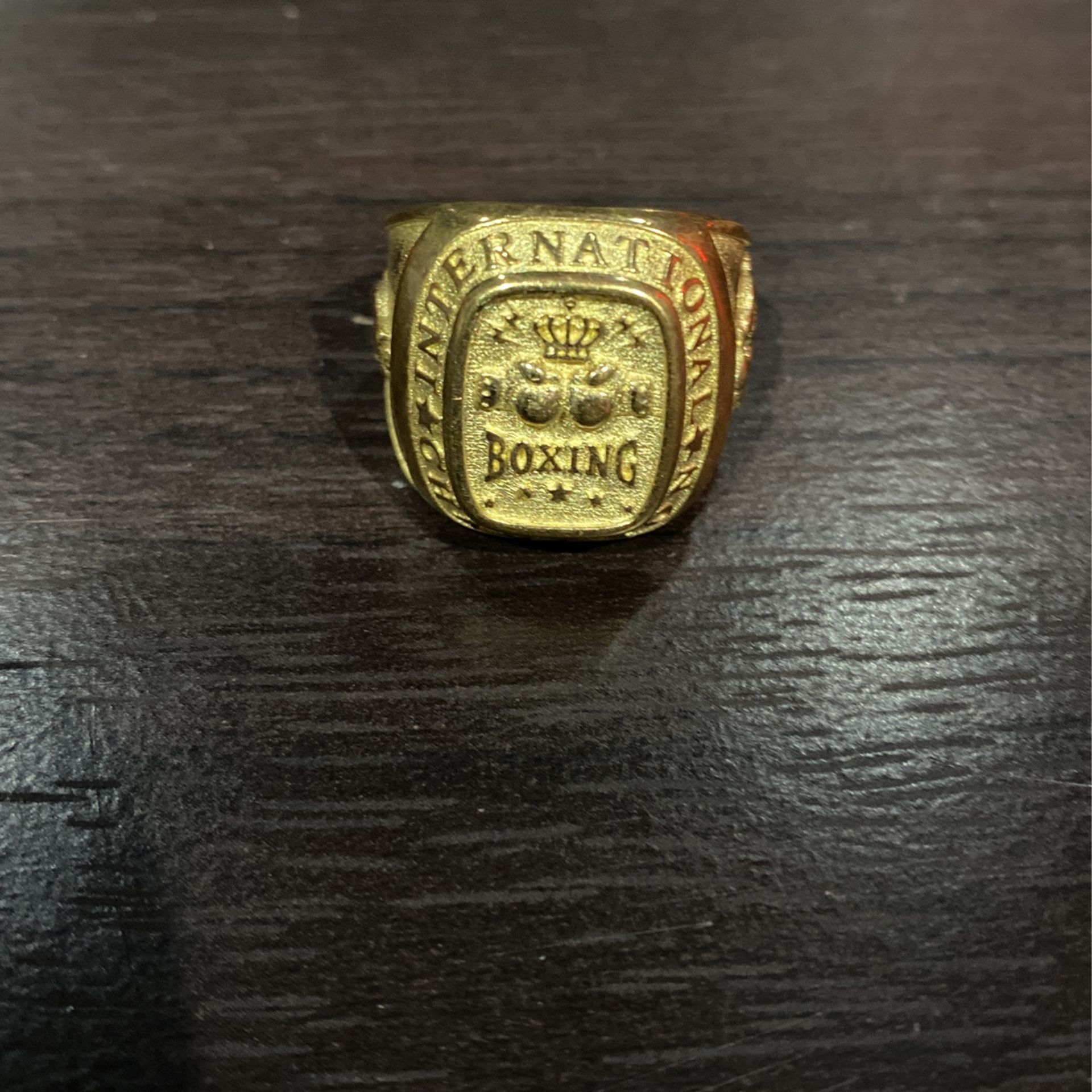 18k Gold Internal Championship Boxing Ring 1983, 2021 for Sale in ...