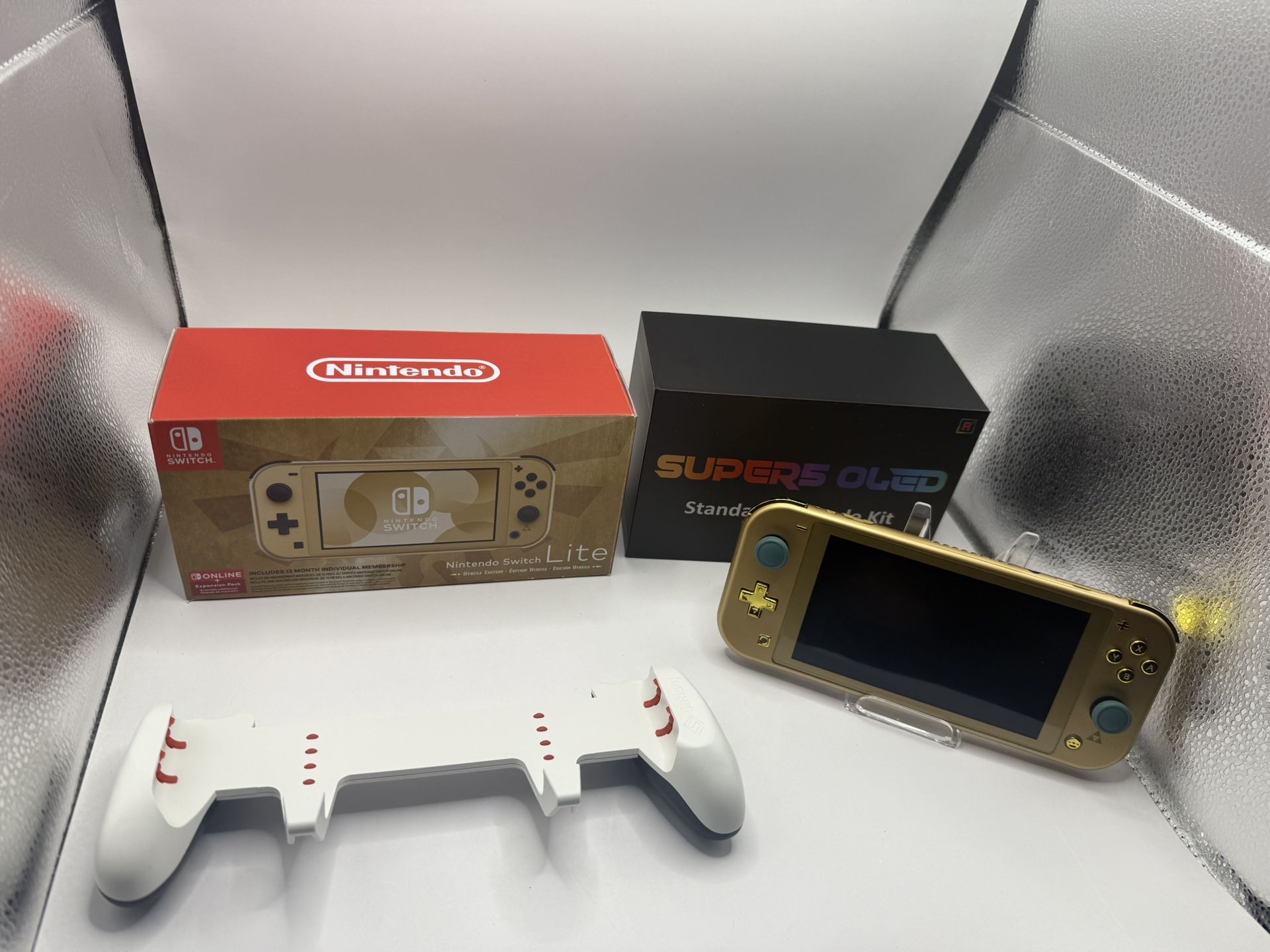 Switch Lite Hyrule Edition Oled Screen 1.5TB Hal Effect PICOFLY Hekate ...