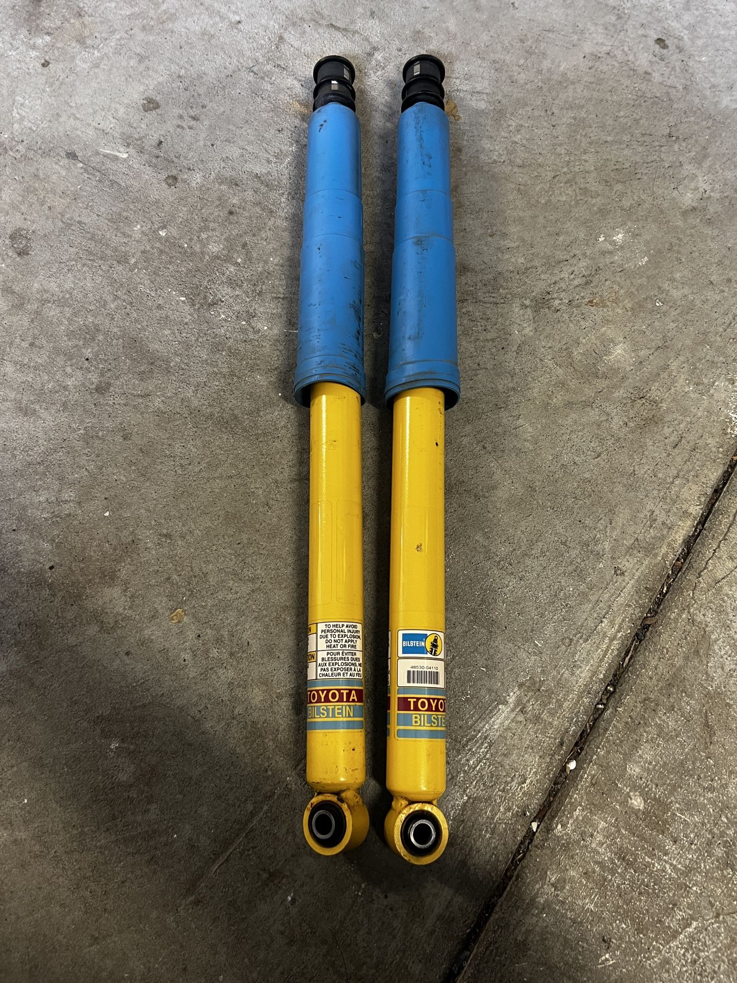 Genuine 2023 OEM Bilstein Tacoma TRD Off-Road Suspension - Rear Shocks ...