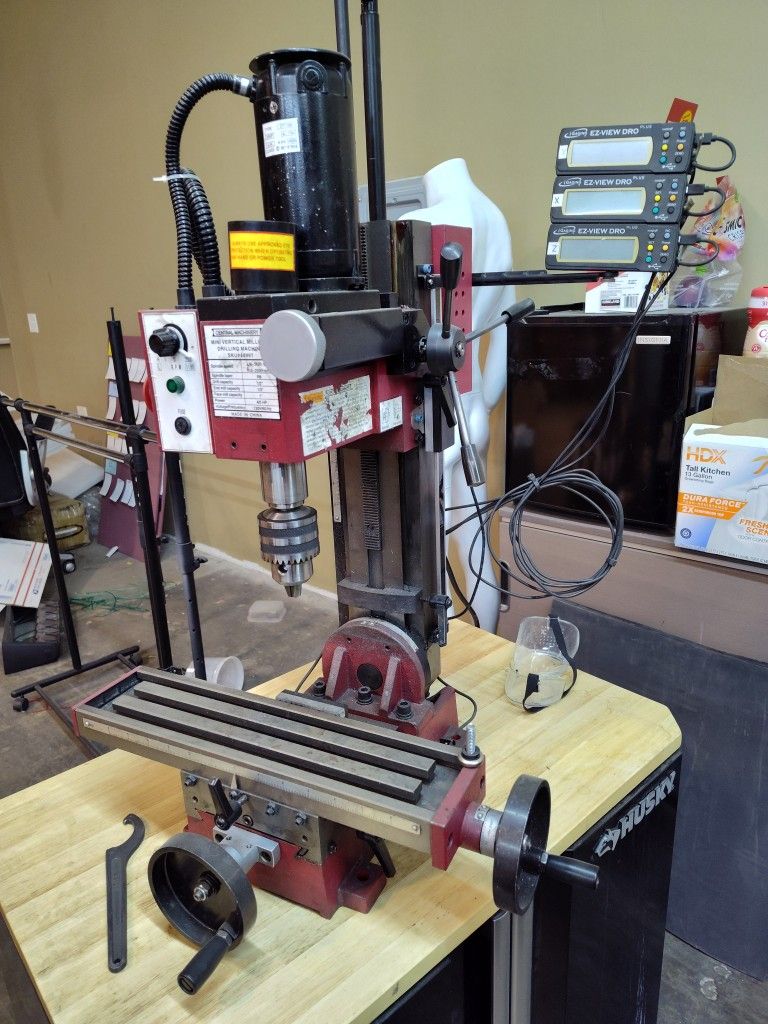 Harbor Freight Mini Milling Machine With Upgrades for Sale in ...