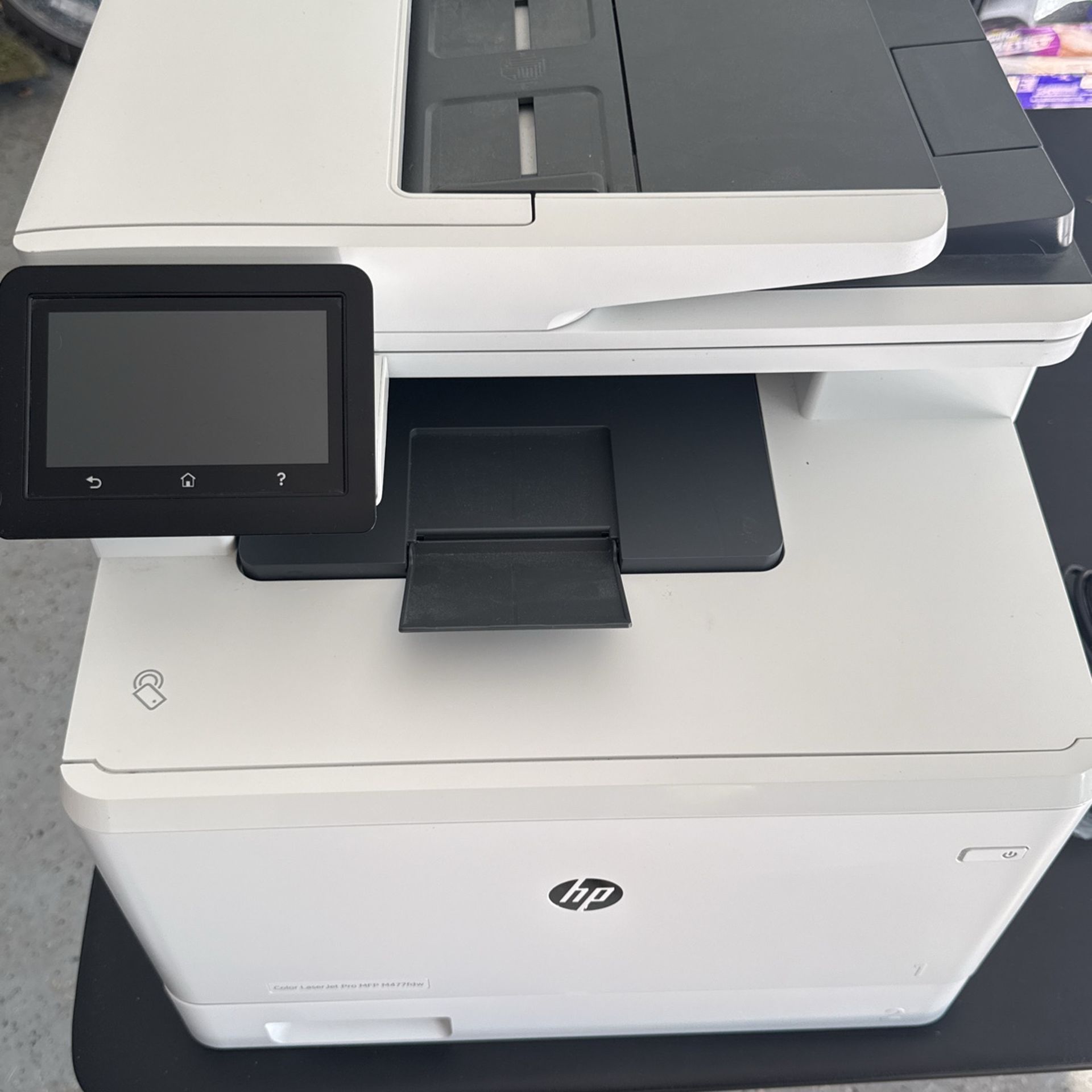 HP Color LaserJet Pro MFP M477fdw With New Black HP Toner for Sale in ...
