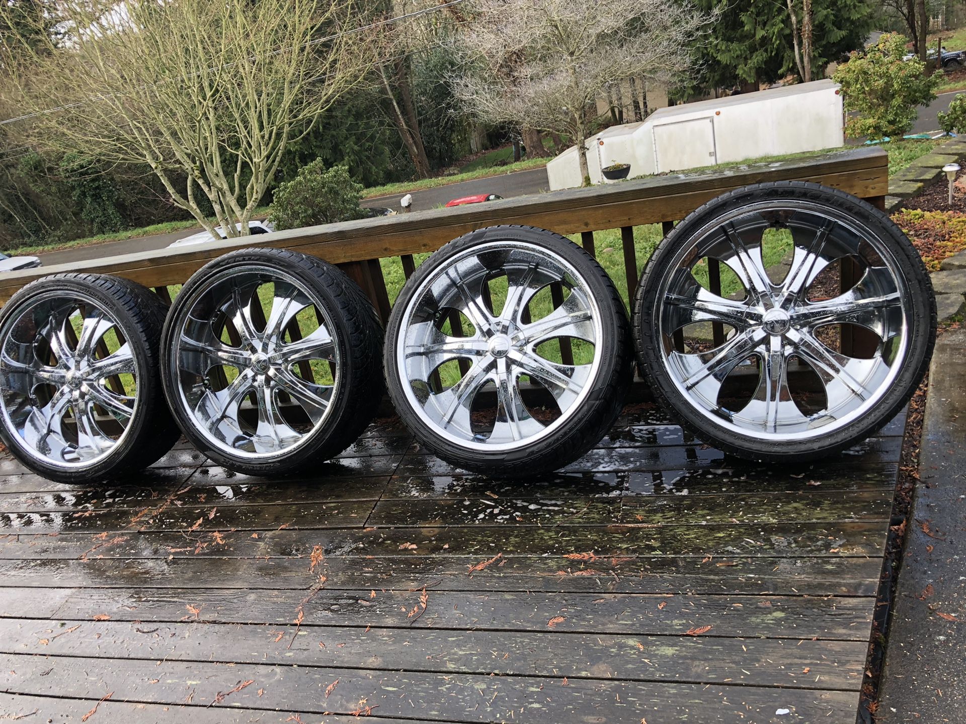 26 inch velocity rims and tires $1300 for Sale in Kent, WA - OfferUp