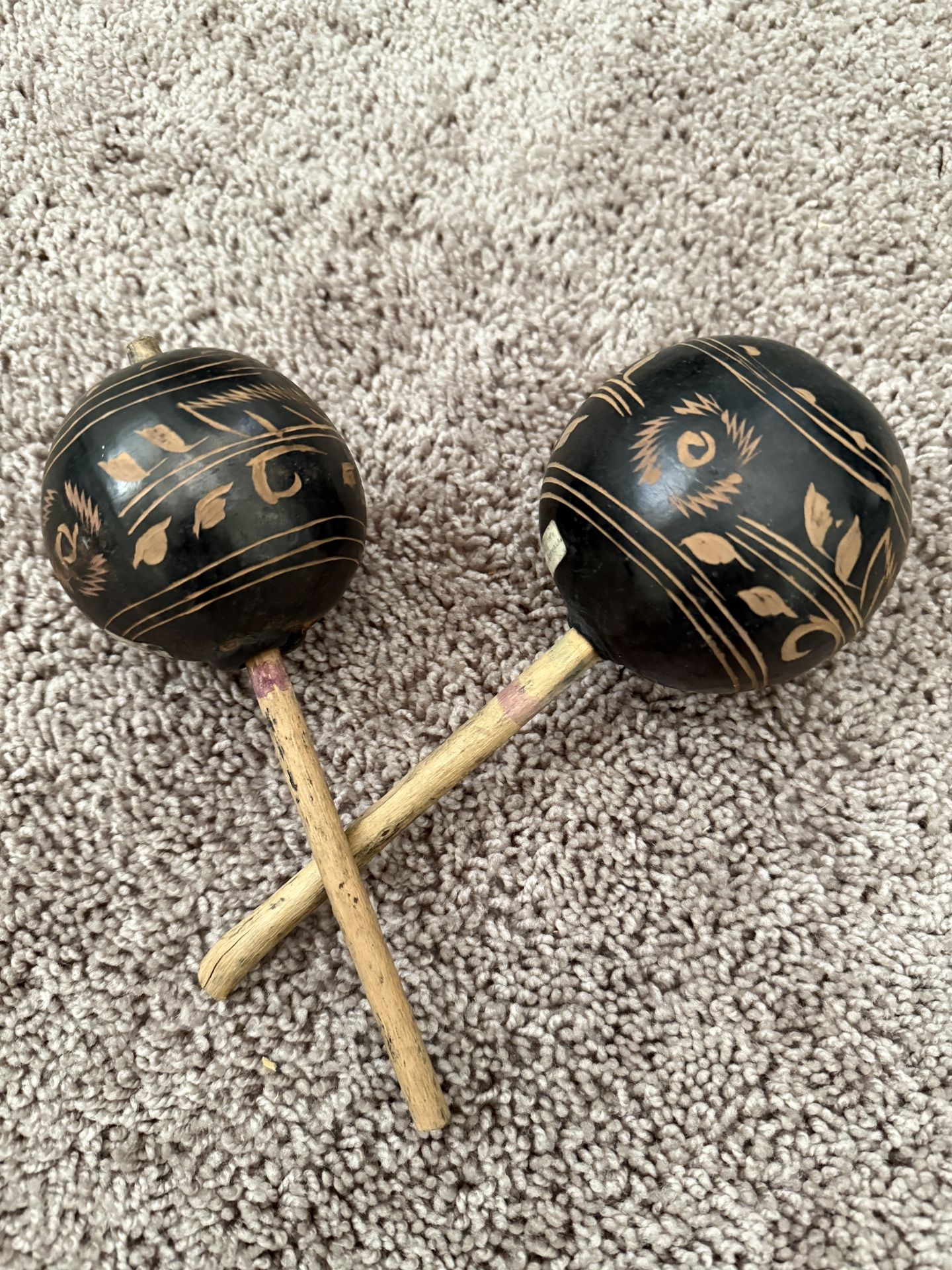 Antique Maracas