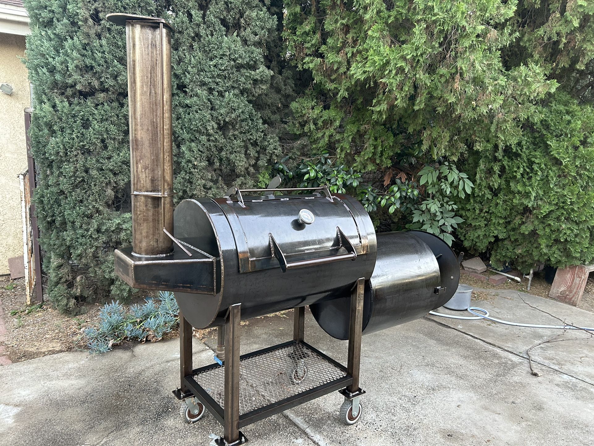 24” diameter x 36” Offset Pipe Smoker for Sale in Bloomington, CA - OfferUp