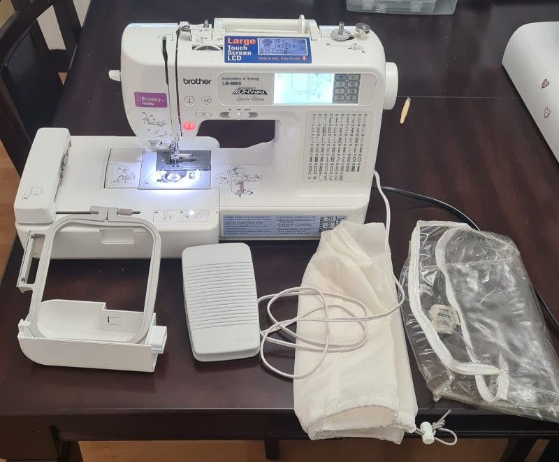 Brother LB 6800 White (Sewing & Embroidery Machine) for Sale in Boca ...