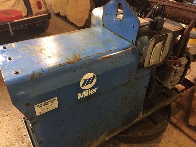 Miller AEAD-200LE gas powered welder generator ac and dc onan engine ...