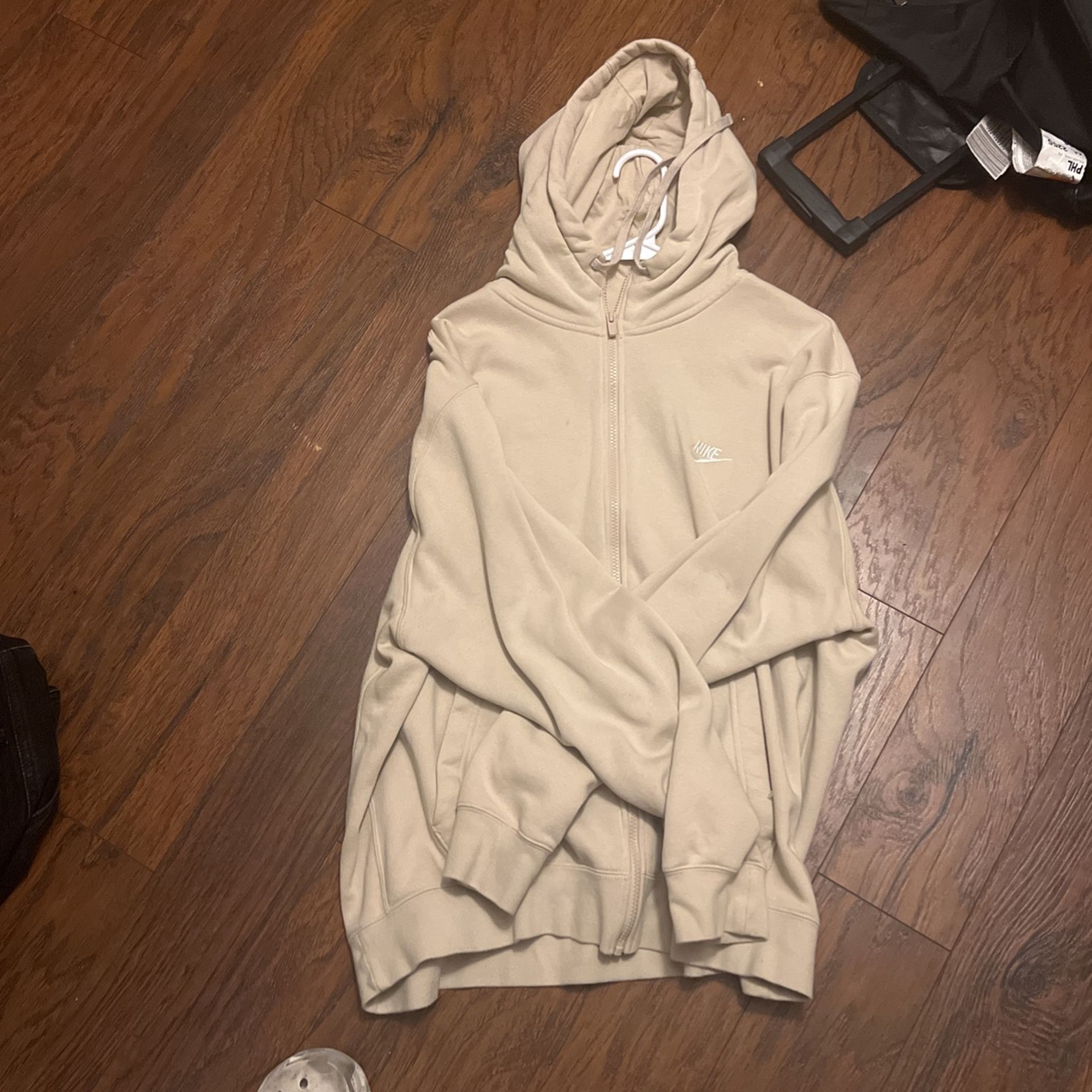 Nike Zip Up Jacket Cream for Sale in San Antonio, TX - OfferUp