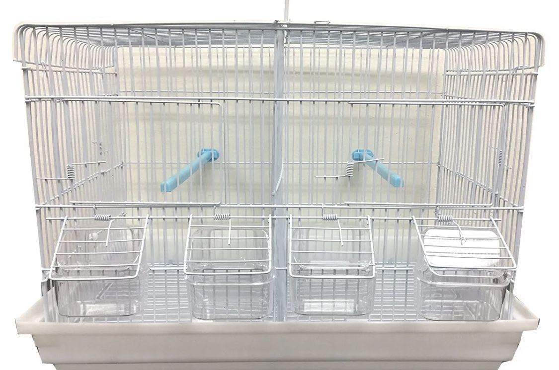 Aviary Finches Canaries Budgies Parakeet Breeding Bird Cage With Center ...