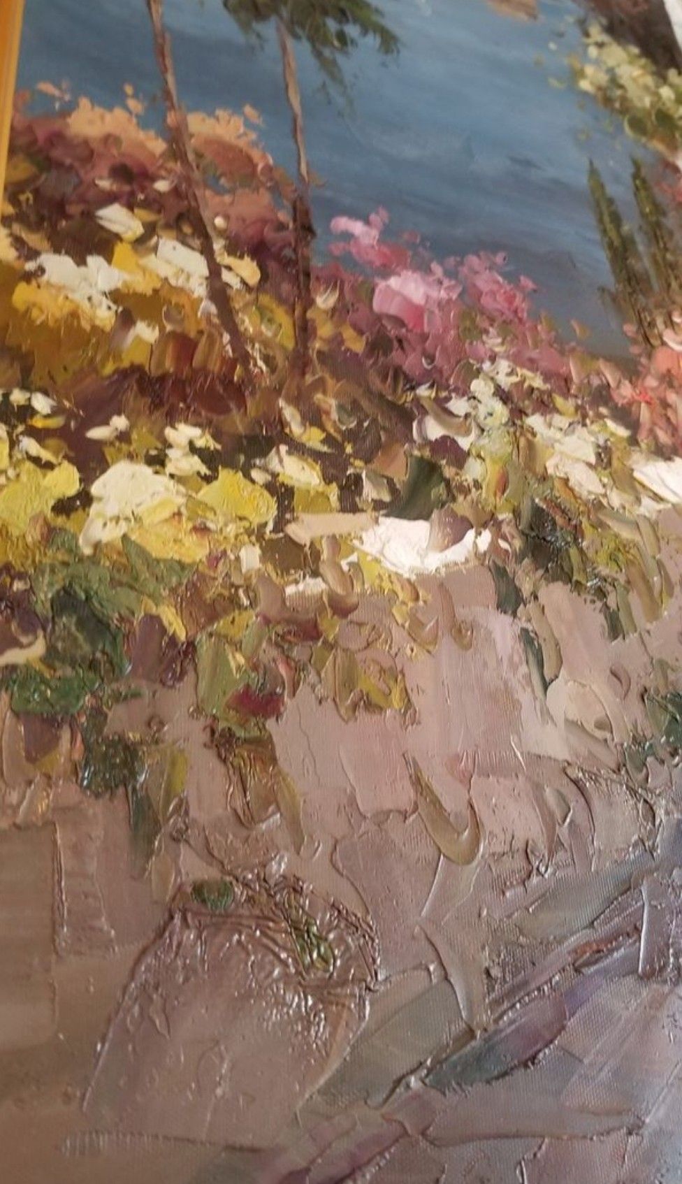 Beautiful oil painting impressionist hand painted by artist Y. Deric ...