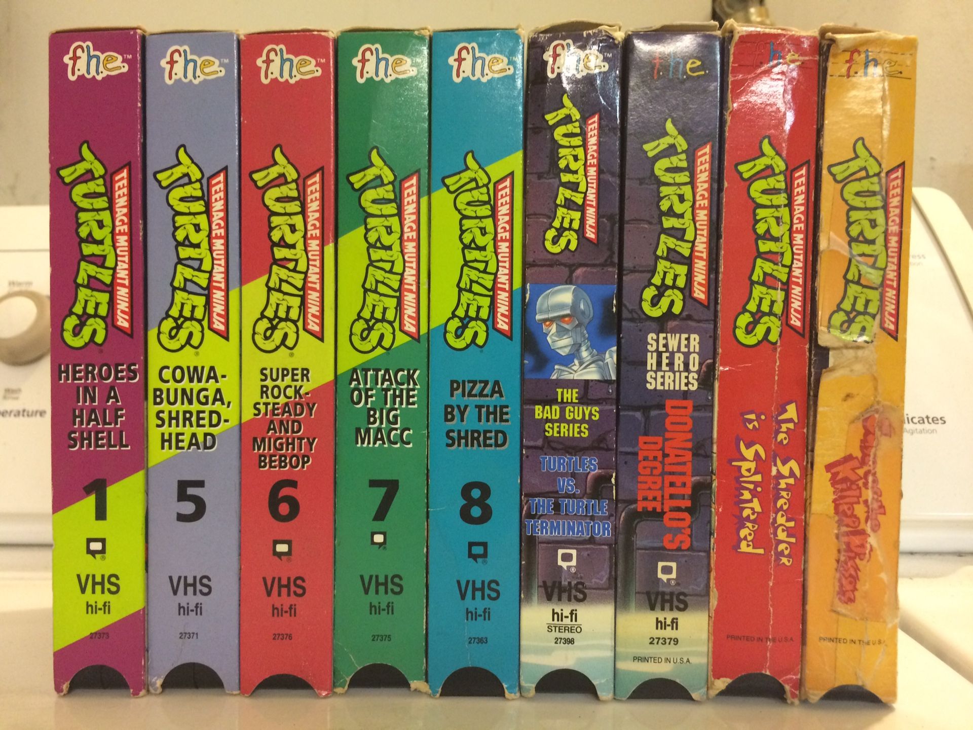 Vintage *RARE* Teenage Mutant Ninja Turtles Original Series VHS ...