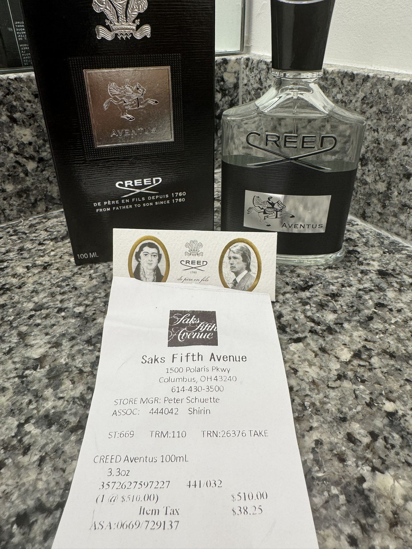 Creed Aventus Eau de Parfum - 100ml for Sale in Pembroke Pines, FL ...