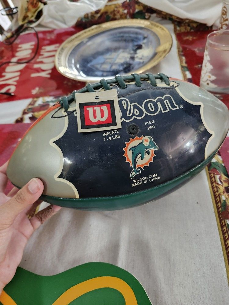 Vintage Miami Dolphins Wilson Football for Sale in Pompano Beach, FL ...