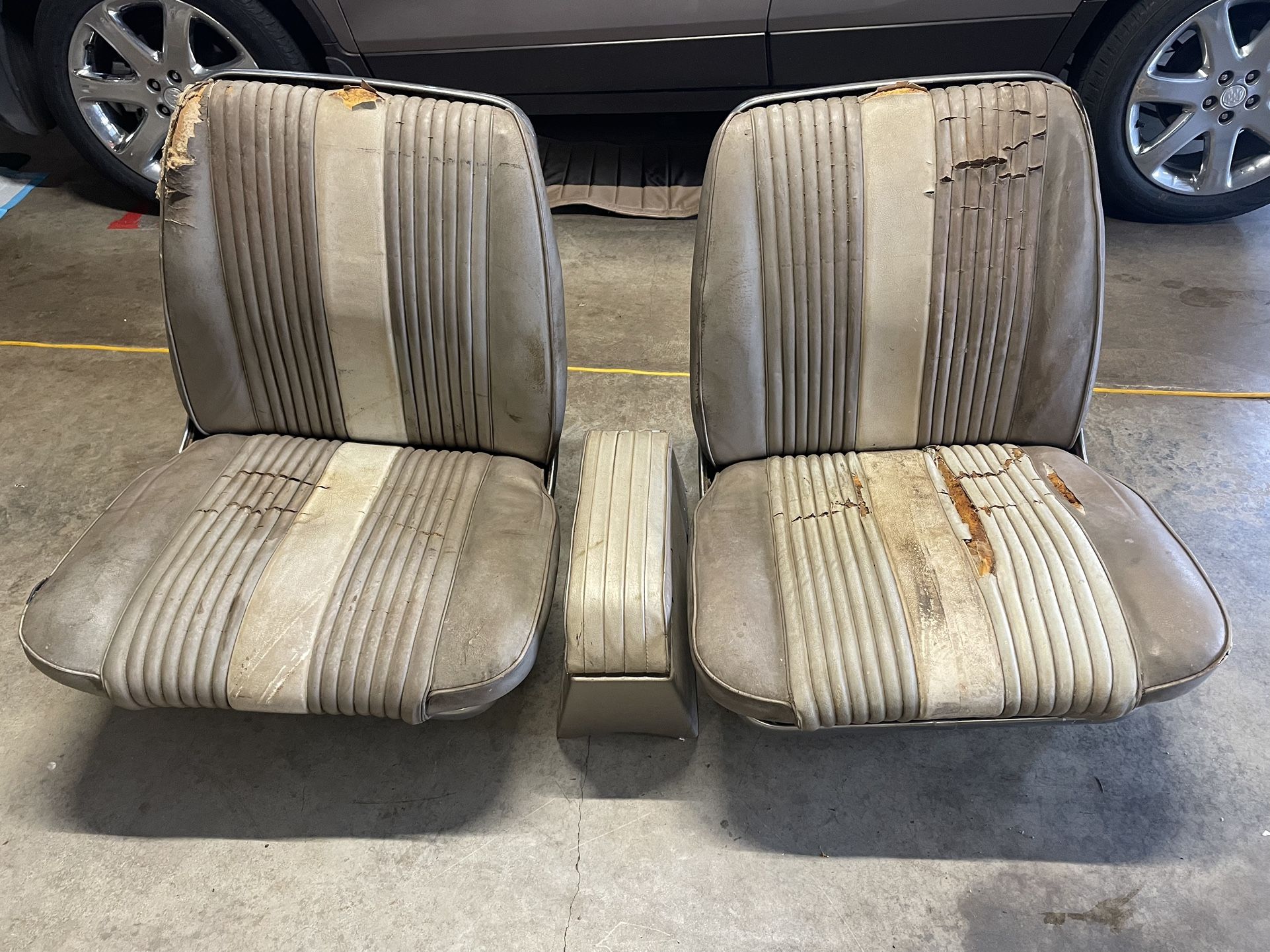 1959 60 Buick Cadillac Pontiac Chevy Metal Back Bucket Seats for Sale ...