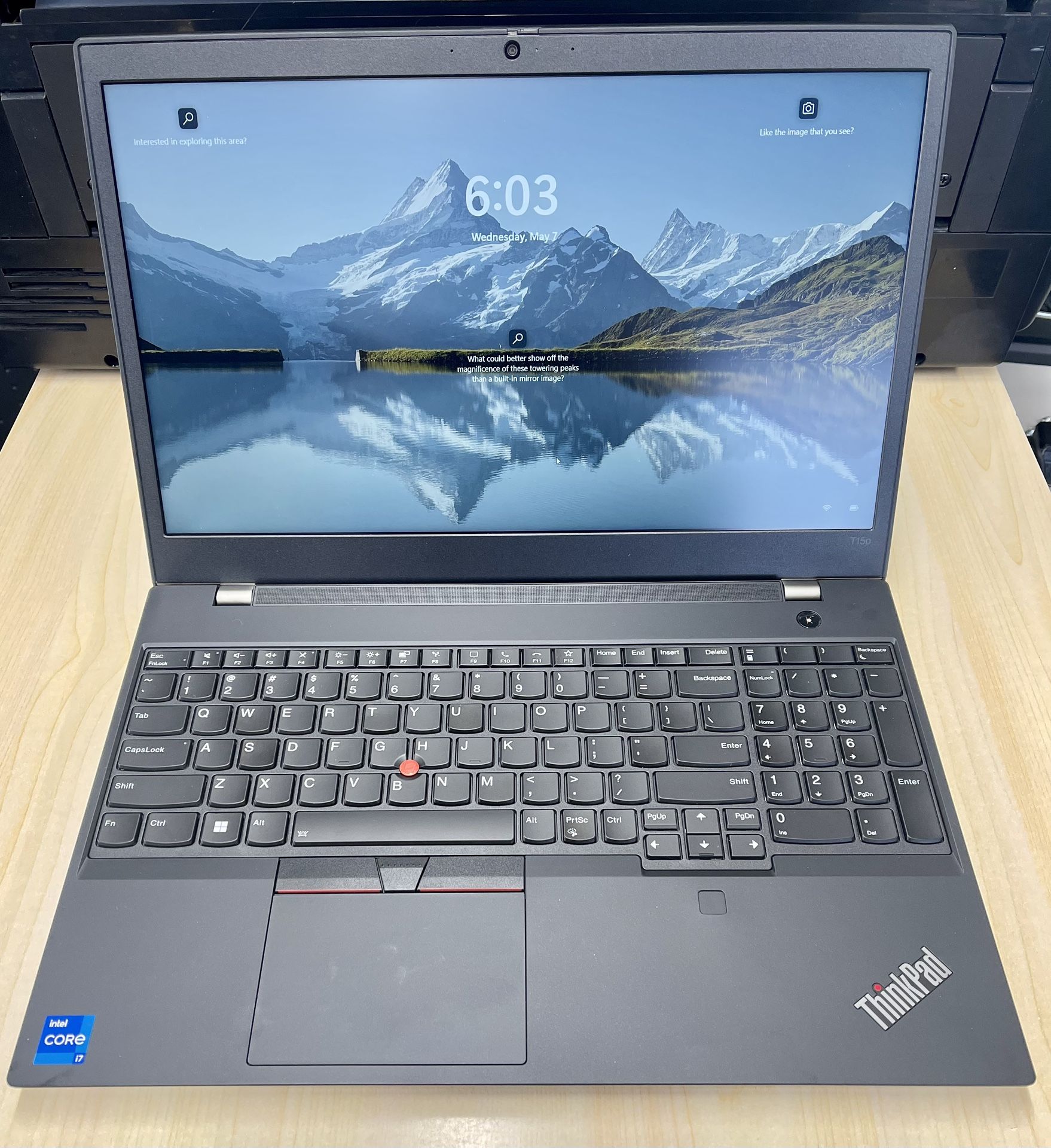 Lenovo Thinkpad T15p 15-inch 12th Gen i7, RTX 3050 4GB GPU, Windows 11 ...