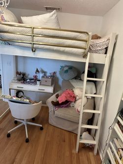 Pottery Barn Teen Waverly Twin Loft Bed for Sale in Tampa FL OfferUp