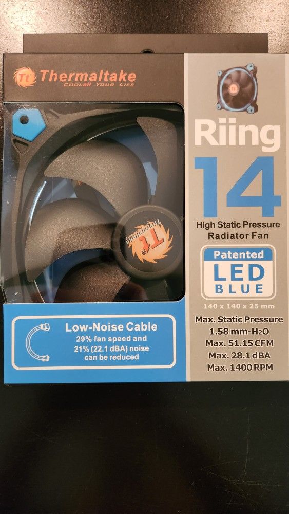 Thermaltake Ring 14 High Static Pressure 140mm Circular LED Ring Case ...