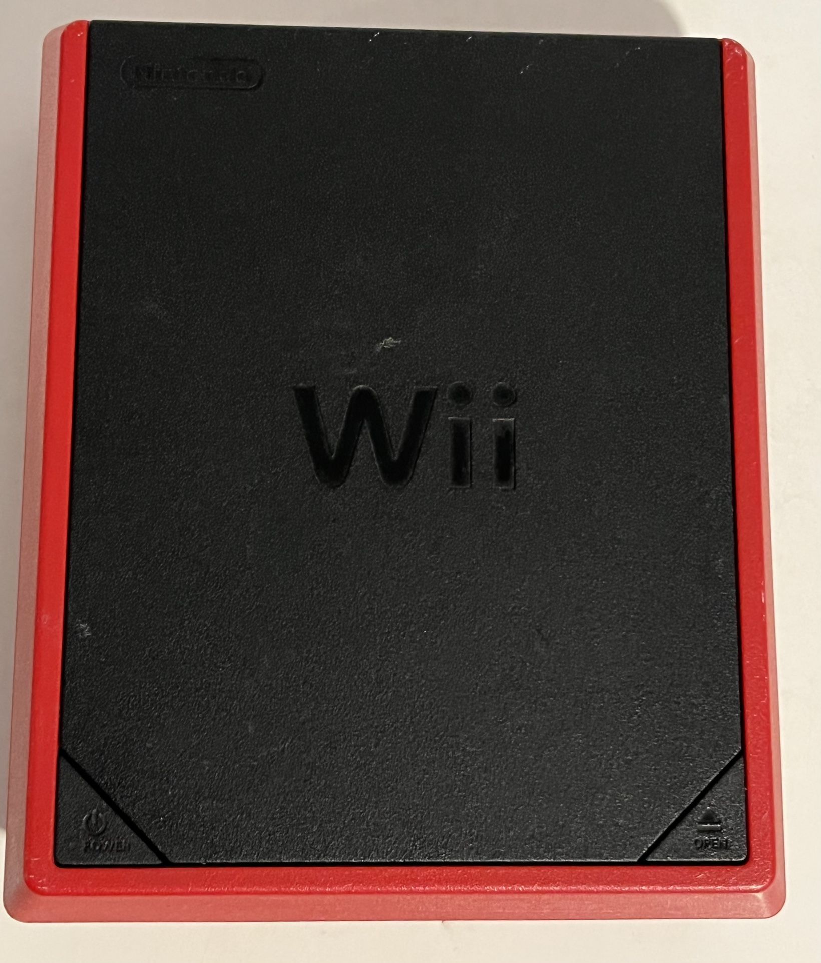 Nintendo Wii Mini 8GB Red Console (RVL-201) Console Only Tested Working ...