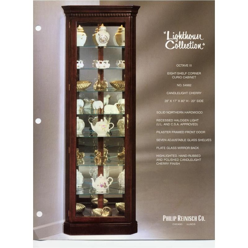 Philip Reinisch Oak Curio Cabinet | Cabinets Matttroy