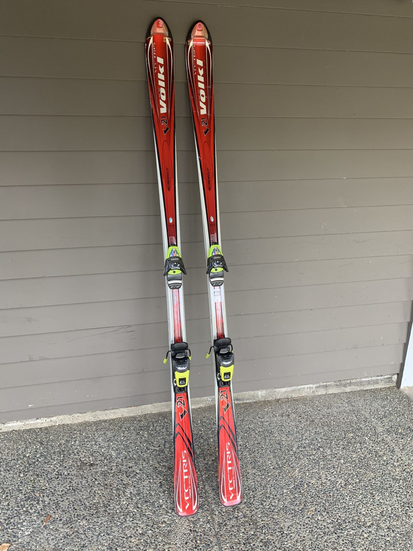 Volkl Vectris V21 184cm Titanium 3D Side Cut Skis for Sale in Seattle ...