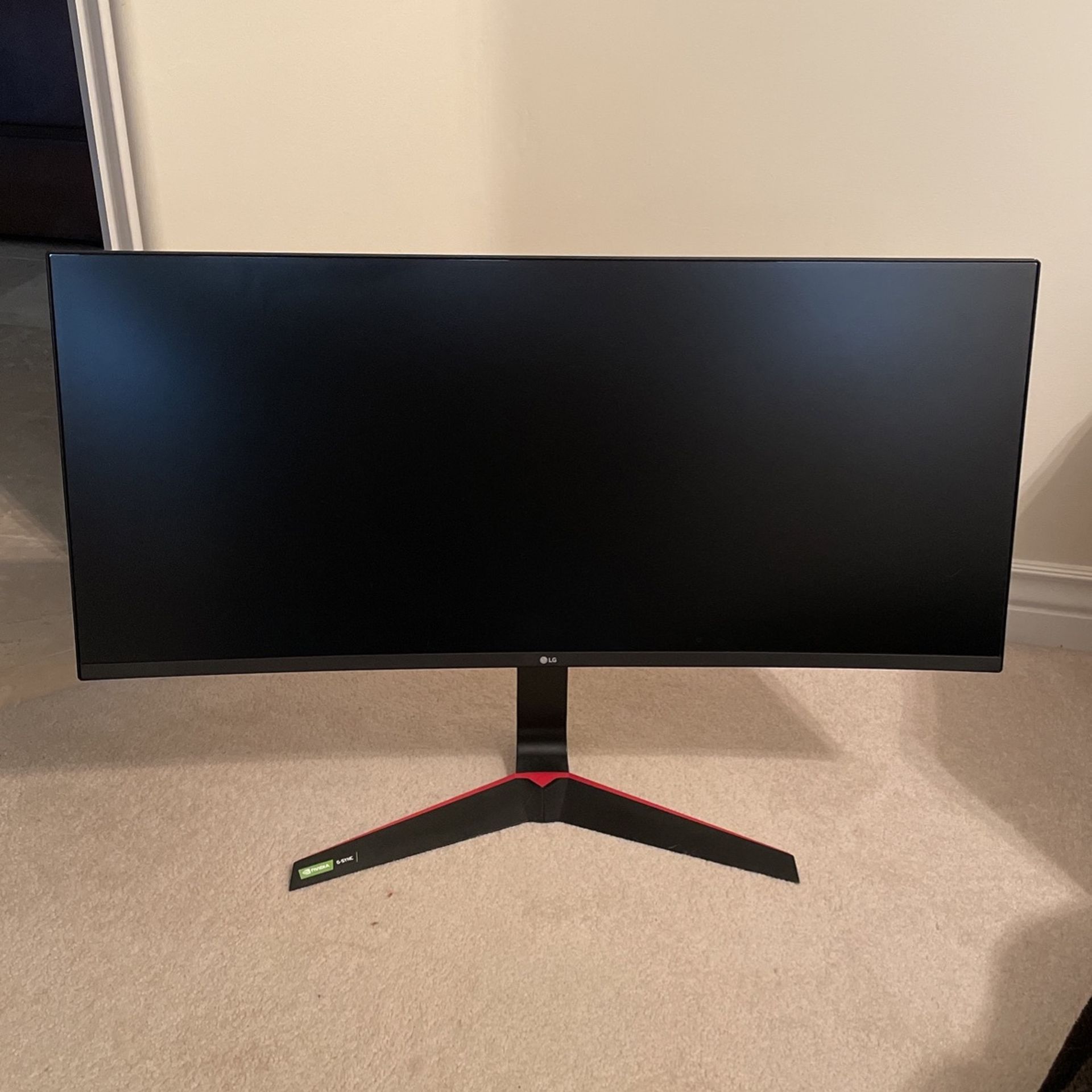 LG 34GL750-B 34 Inch 21: 9 Ultragear Curved Wfhd (2560 X 1080) IPS 144Hz G-SYNC Compatible ...