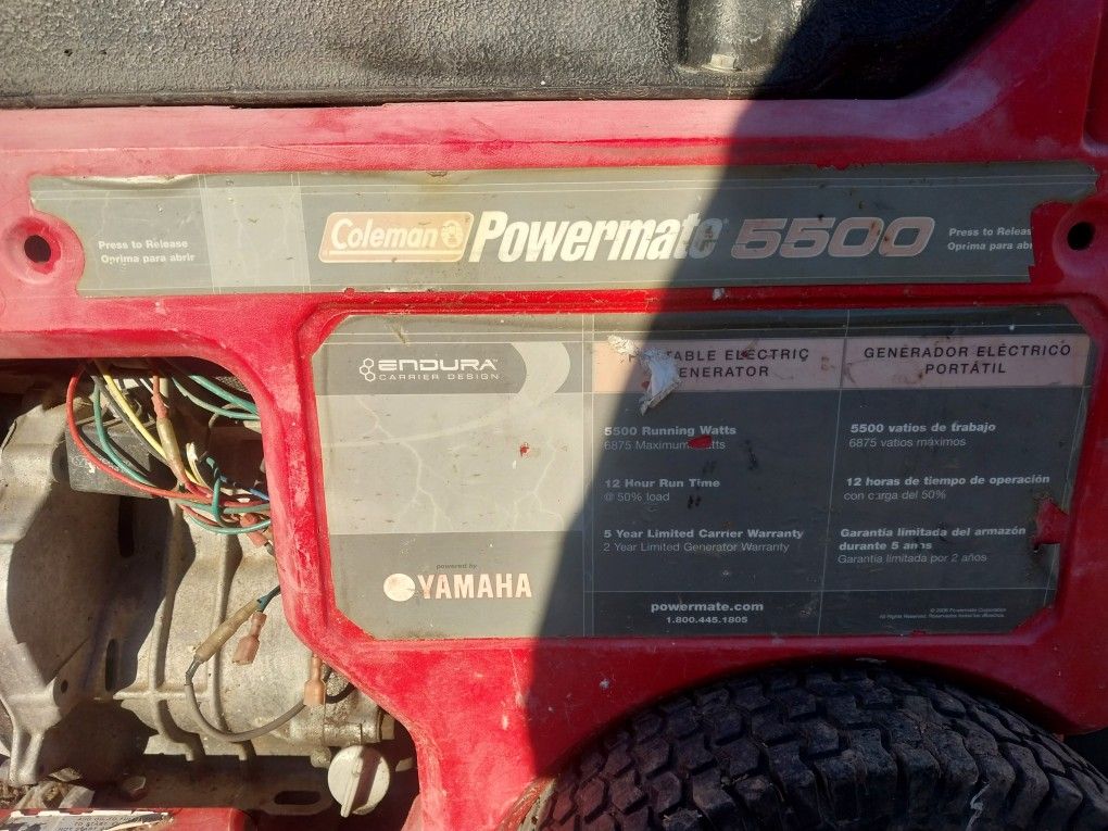 Generador Powermate 5500