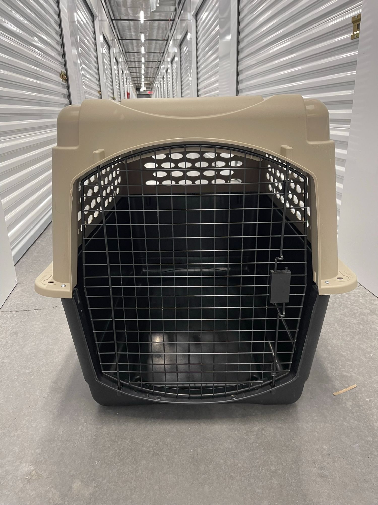 PetMate Vari Large Dog Kennel Crate 40” 70-90 Pounds Taupe Black for ...