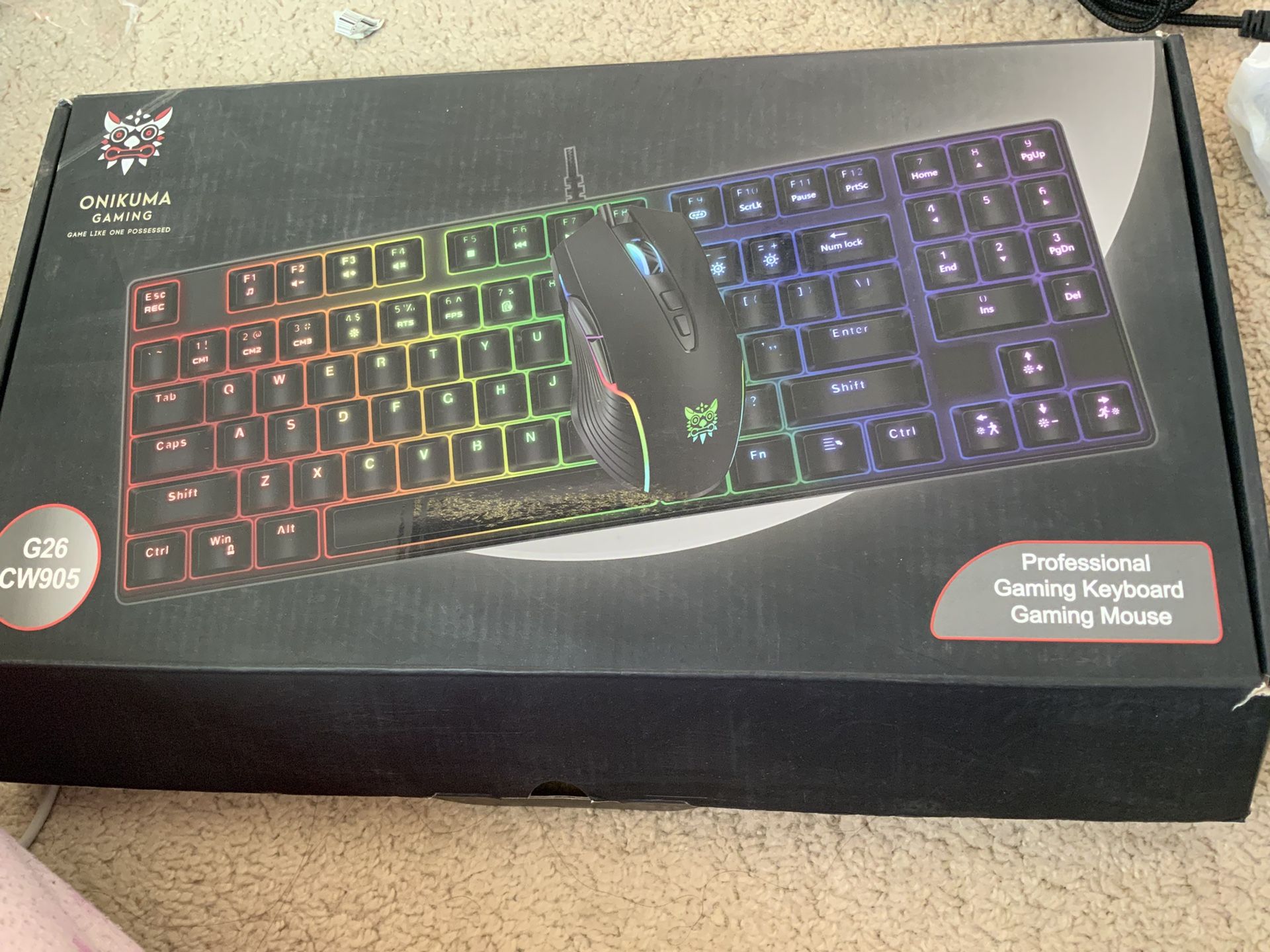 Professional Gaming Keyboard Gaming Mouse for Sale in Ontario, CA - OfferUp