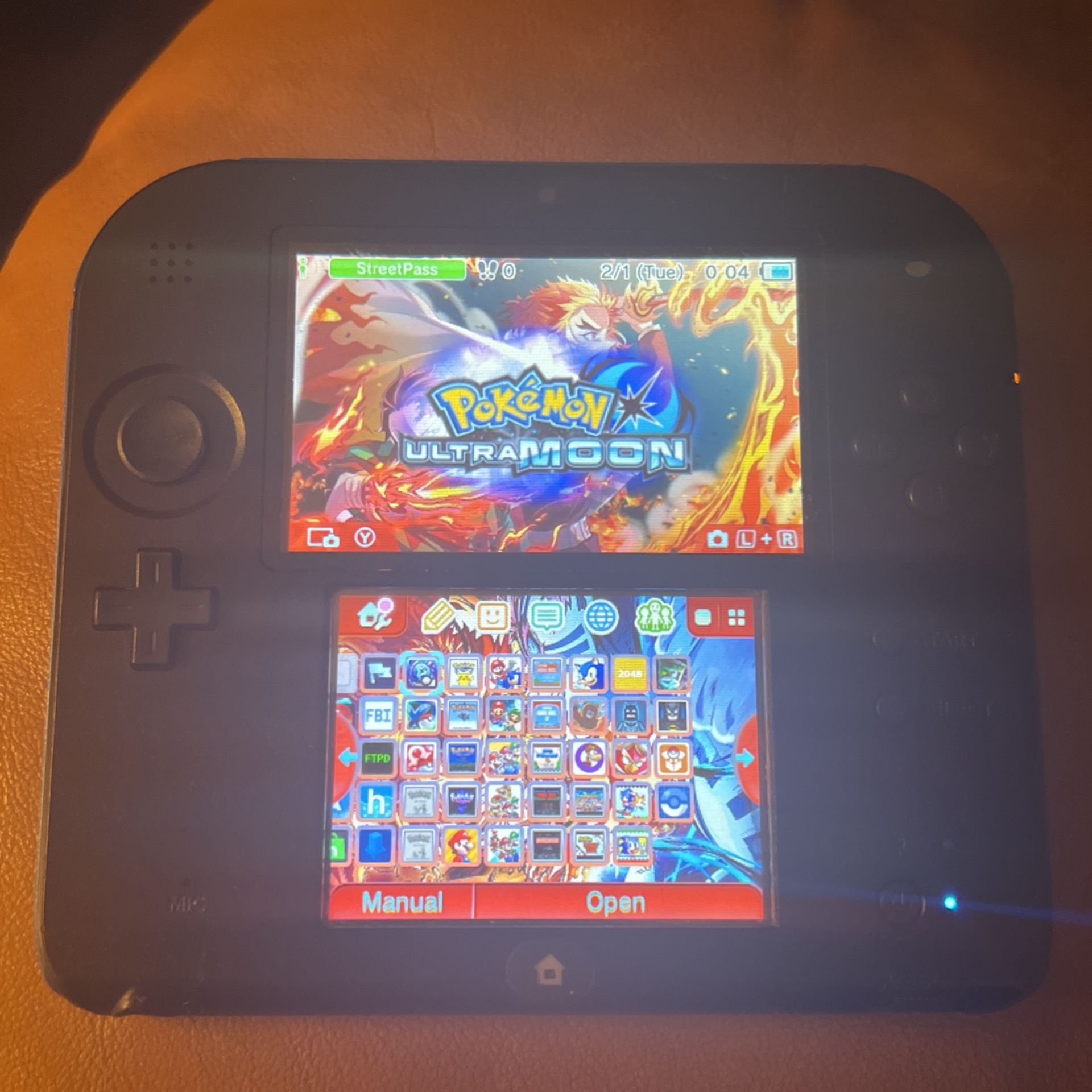 Modded 2DS With Preinstalled Games And Custom Wallpapers for Sale in ...