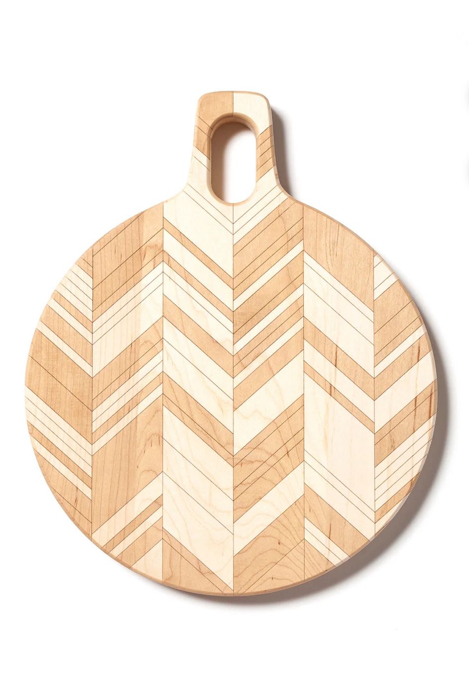 West Elm American Heirloom Herringbone Round Circle Cutting, Decor or ...