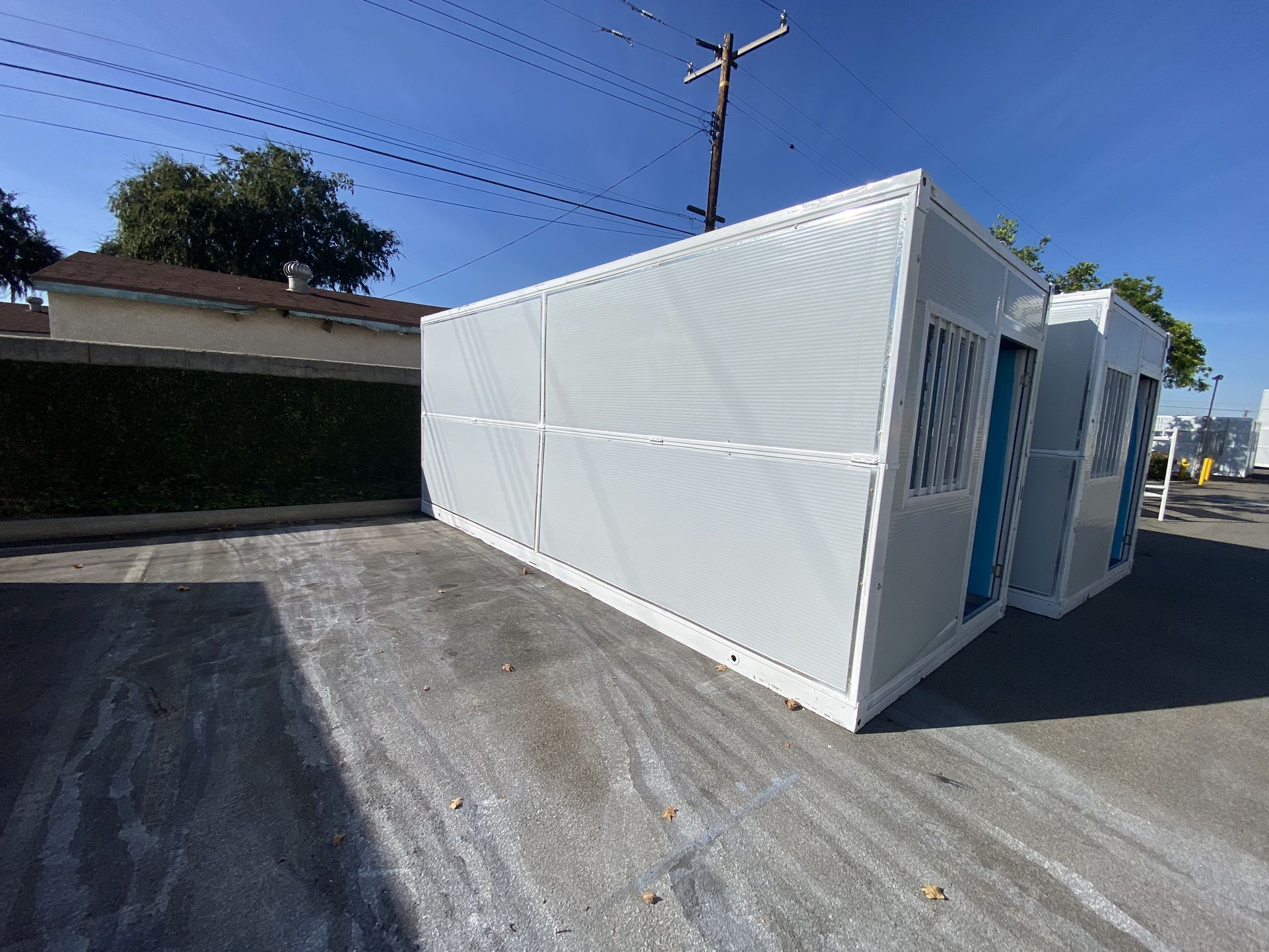 8x20 INSULATED PRE-FAB FOLDABLE STORAGE CONTAINER! for Sale in Pomona ...