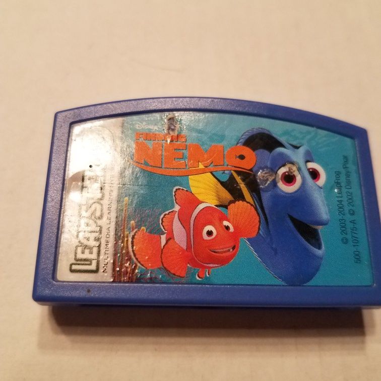 Pre-k Kindergarten Learning Game Nemo LeapFrog Leapster Finding Nemo ...