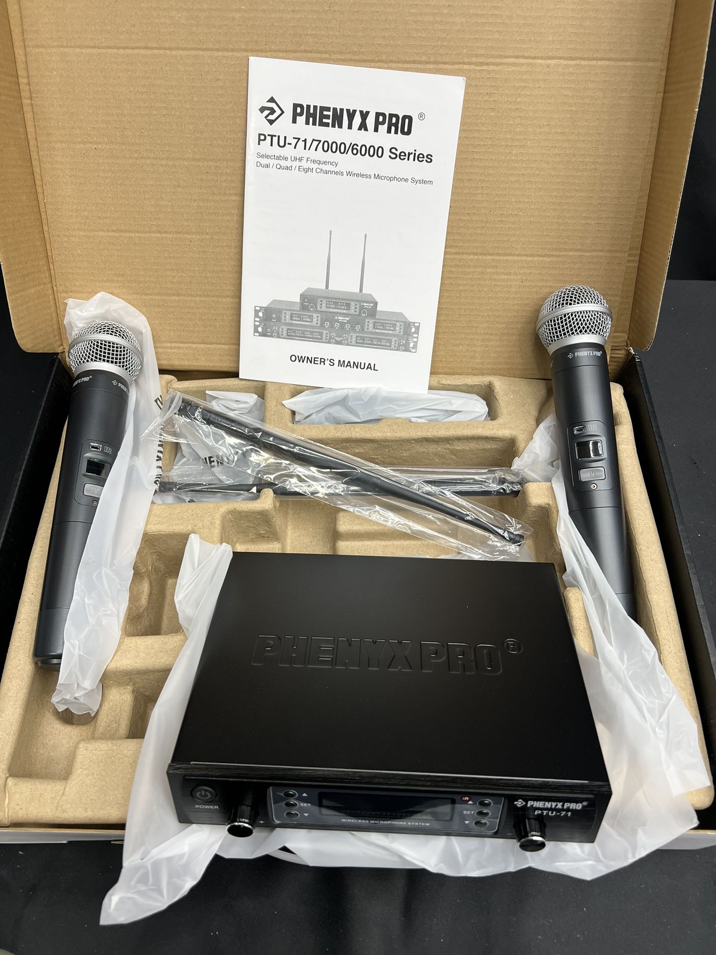 PHENIX PRO WIRELESS MICROPHONE SYSTEM PTU 71 for Sale in Phoenix, AZ ...