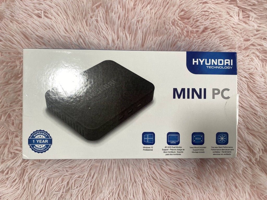 HYUNDAI Business Mini PC 4GB RAM 64GB SSD Intel N4020 Small Portable ...